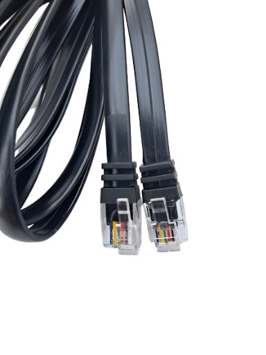 Cable, Carrera RJ12 6P6C Left Offset Straight – TruSpeed